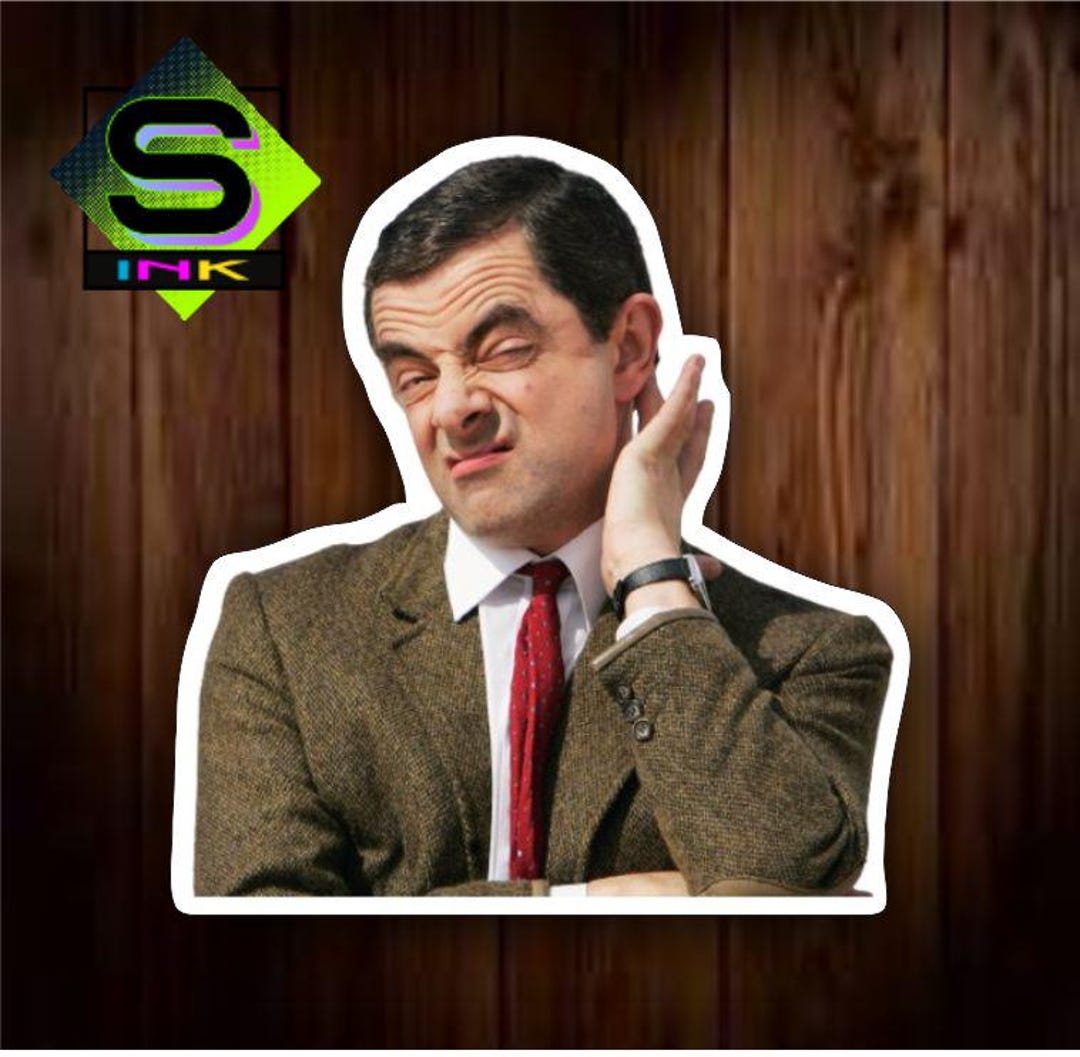 Mr. Bean, Vinyl Decal Sticker - Etsy