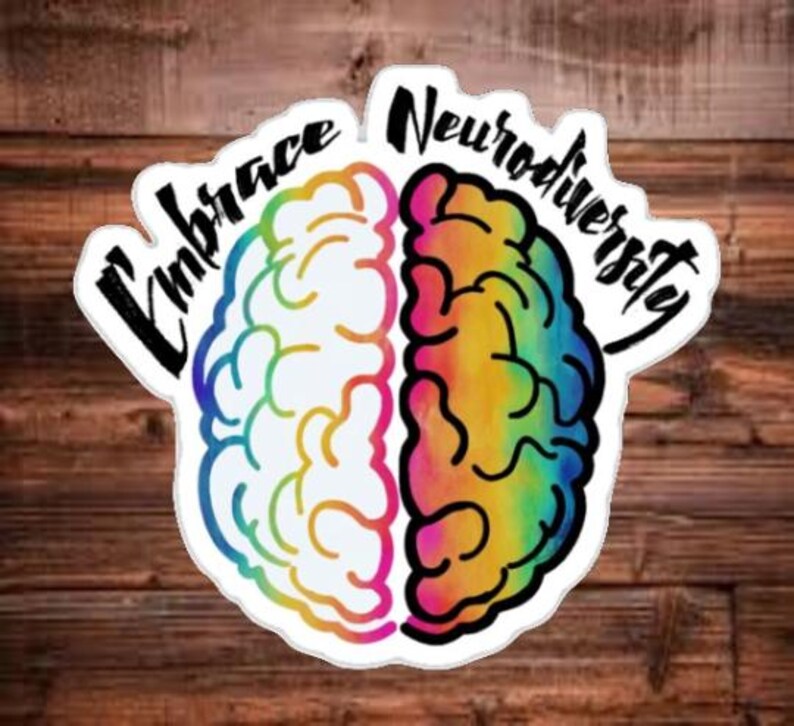 Embrace Neurodiversity, Vinyl Decal Sticker - Etsy
