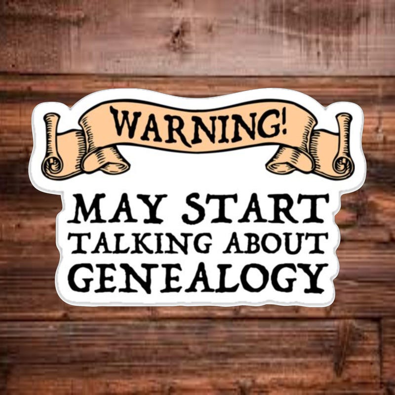 Genealogy Stickers - Etsy