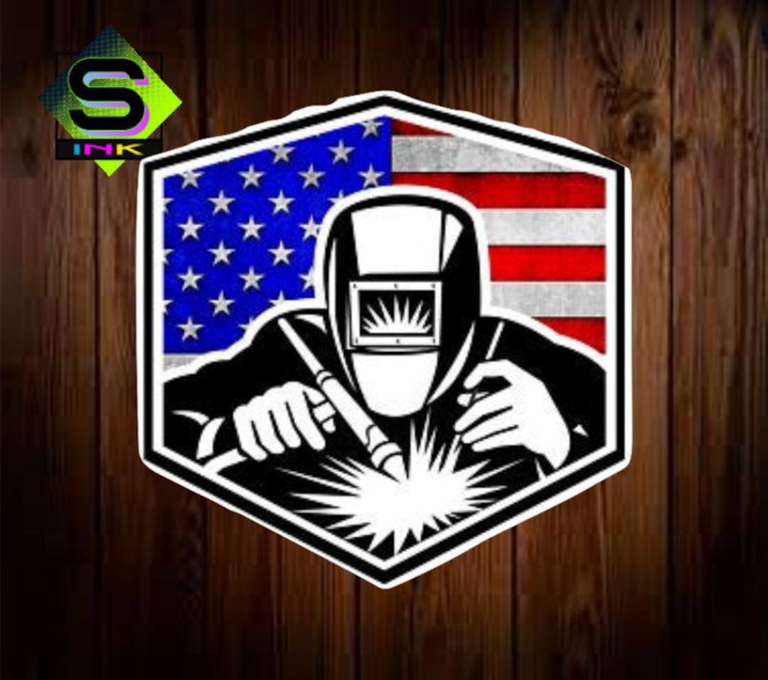 American Welder, Vinyl Decal Sticker - Etsy