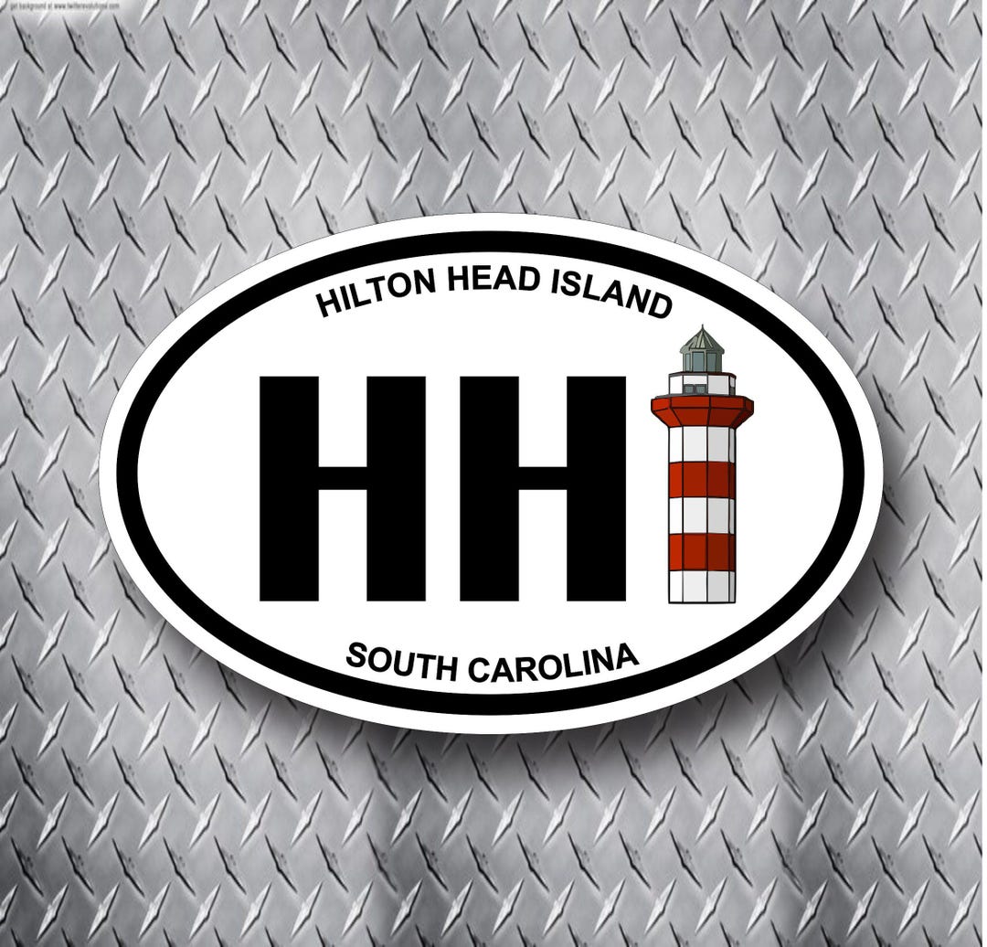 Hilton Head Island, HHI, Vinyl Decal Sticker - Etsy