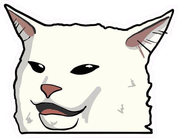 Smudge the Cat, Vinyl Decal Sticker - Etsy