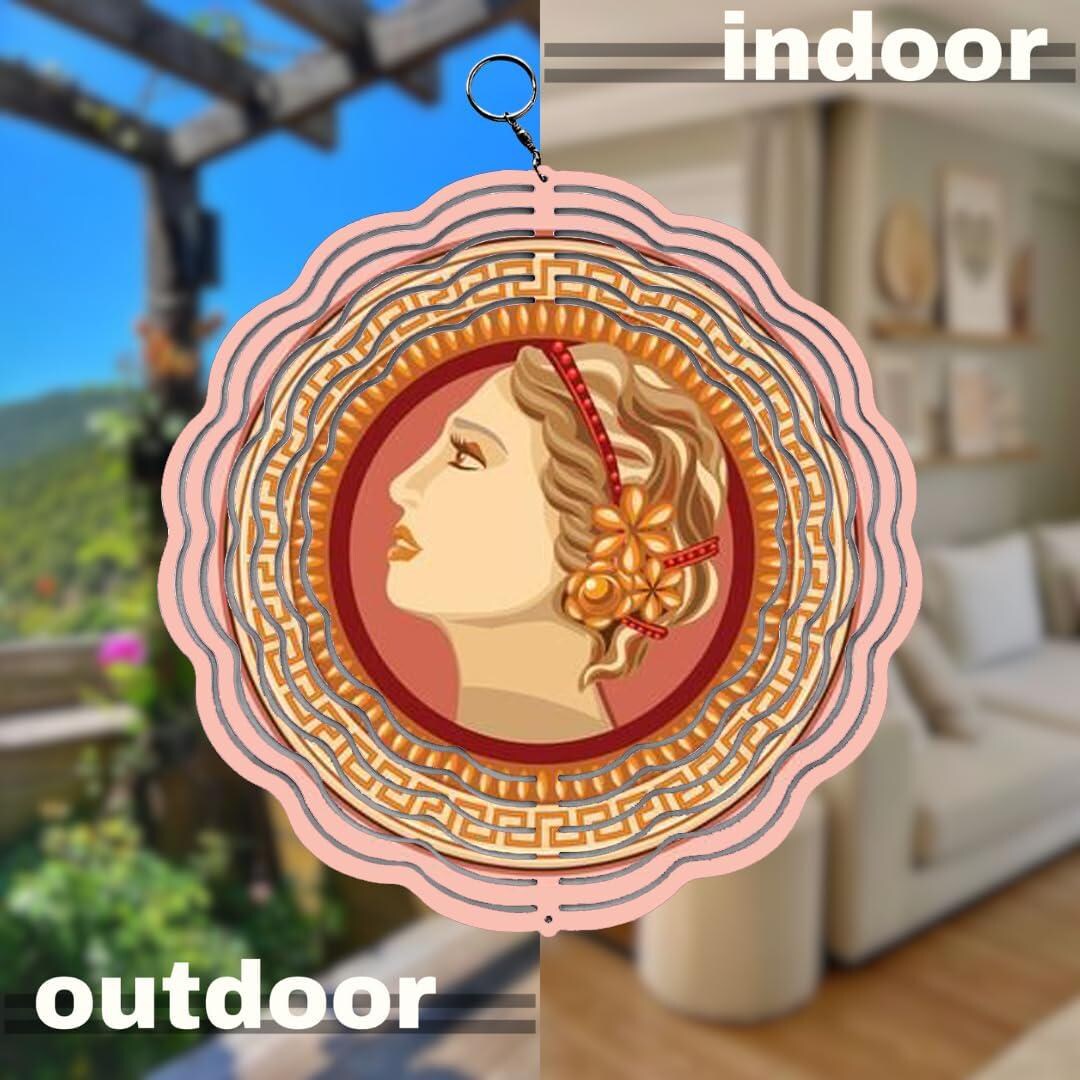 Simple Ancient Goddess Aphrodite Wind Spinner 10 Inch for Garden Decor ...