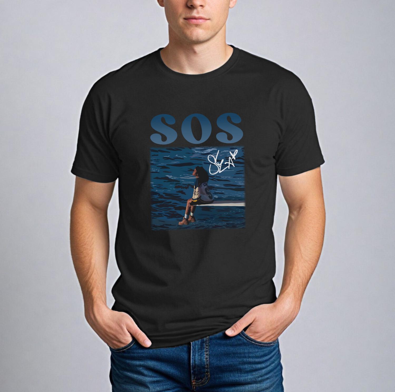 SZA SOS Shirt, Sza Concert Shirt, Sza Tour Merch, Music Fans Shirt ...