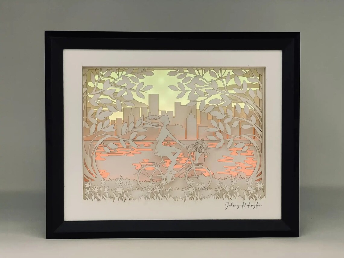 Summer Days Lightbox Art LED Lit Desktop or Wall Art - Etsy