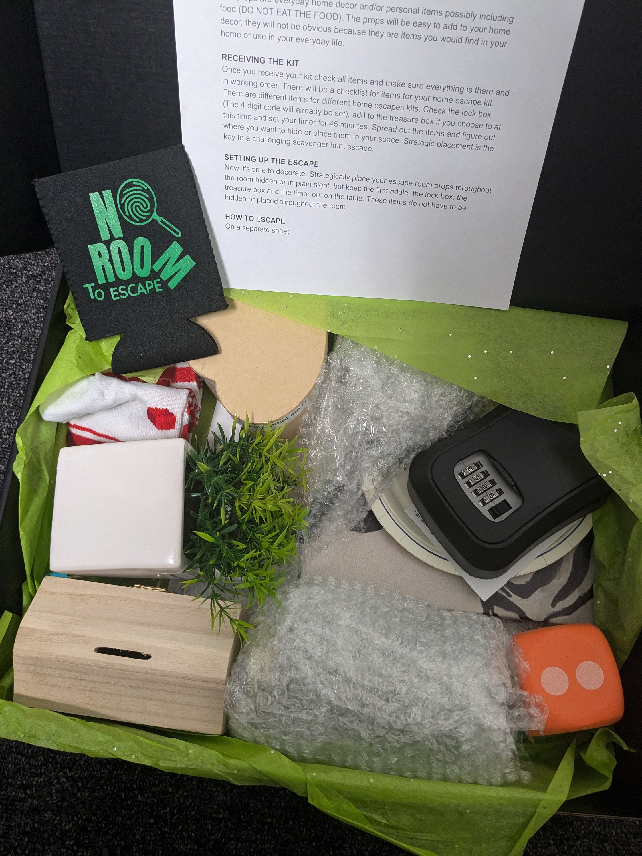 Escape Room in a Box. Easy to Set up Home Escape Room Kit With Props ...