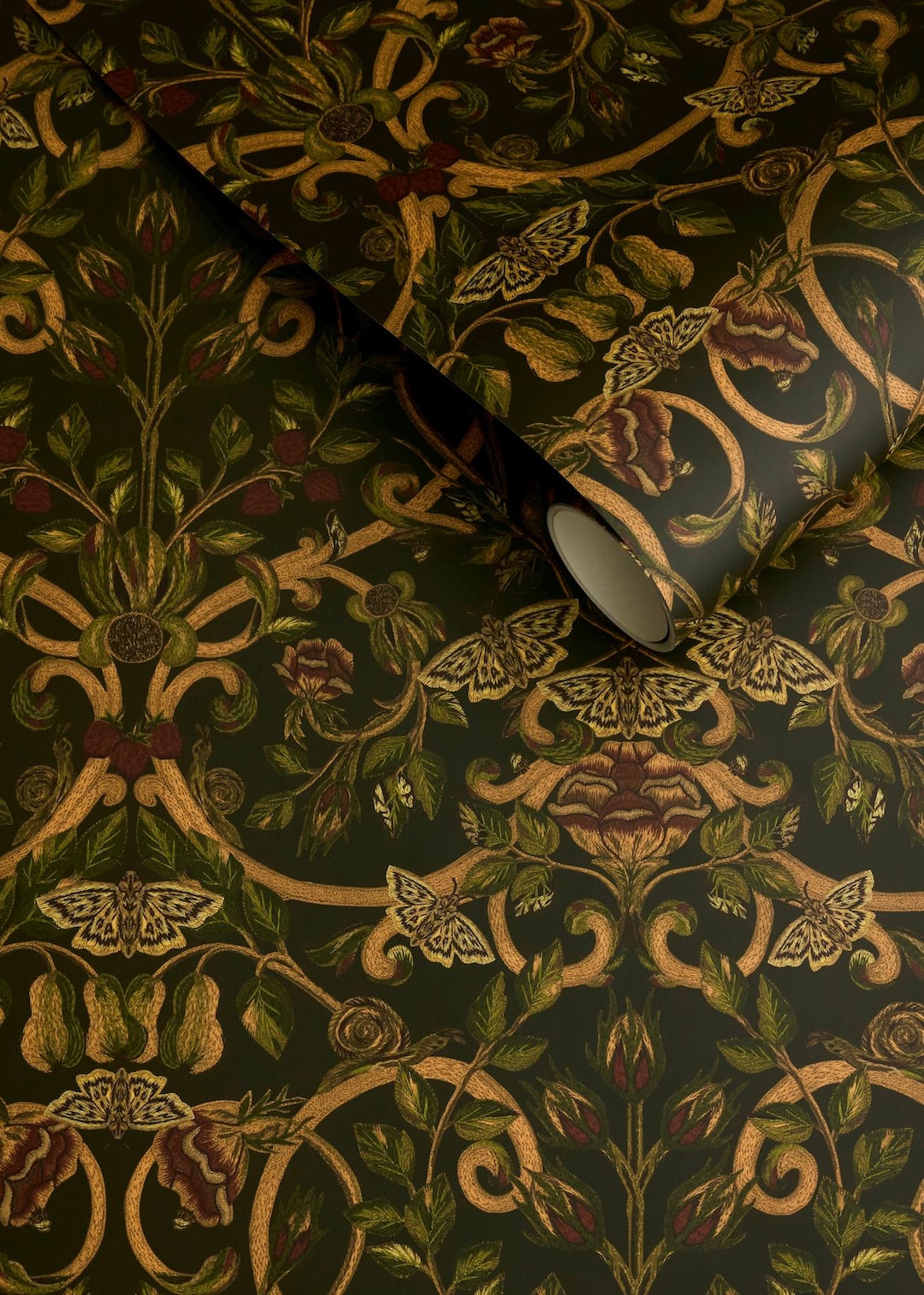 SWATCH- Pollinator's Botanique - Night Moss - Moody Nature Dark ...