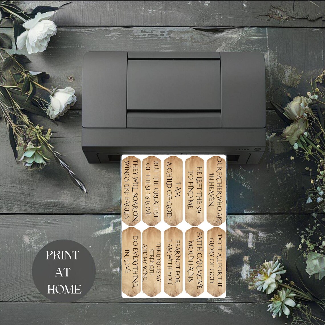 Christian Journaling Labels: Bible Verse Stickers (digital Download) - Etsy