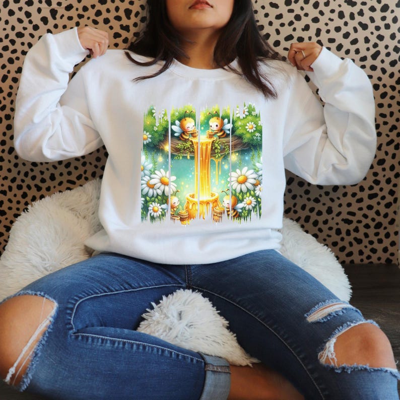 Bee Brushstroke Clipart Set, Honeycomb, Daisy (digital Download - Etsy