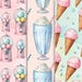 Retro 50s Diner Digital Papers: Sock Hop Scrapbook (digital Download ...