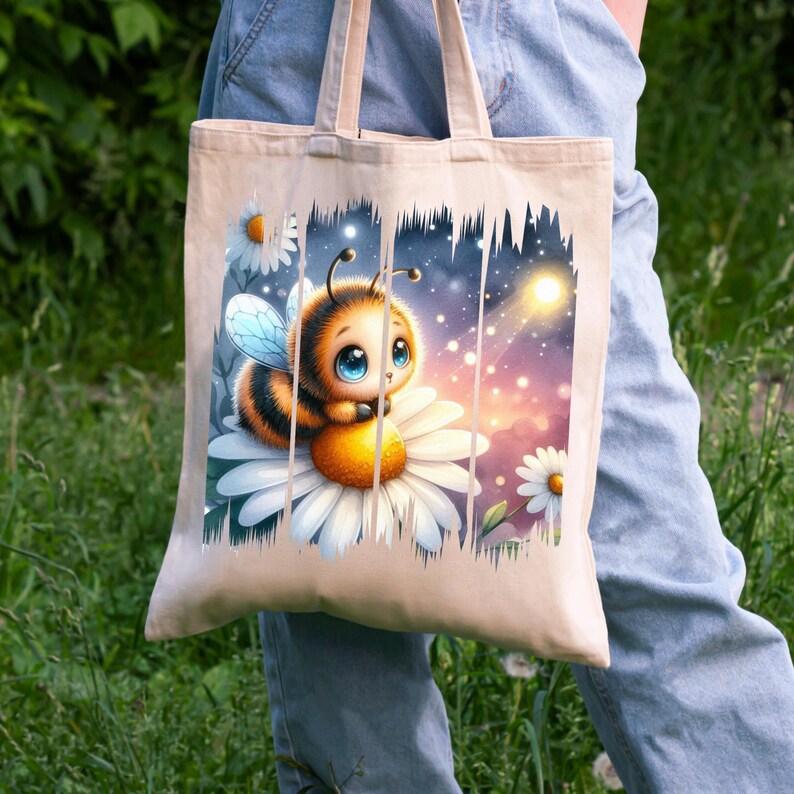 Bee Brushstroke Clipart Set, Honeycomb, Daisy (digital Download - Etsy