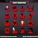 16 Shadow Ghost Twitch Emotes | Text Emotes Twitch | Ghost Emotes ...