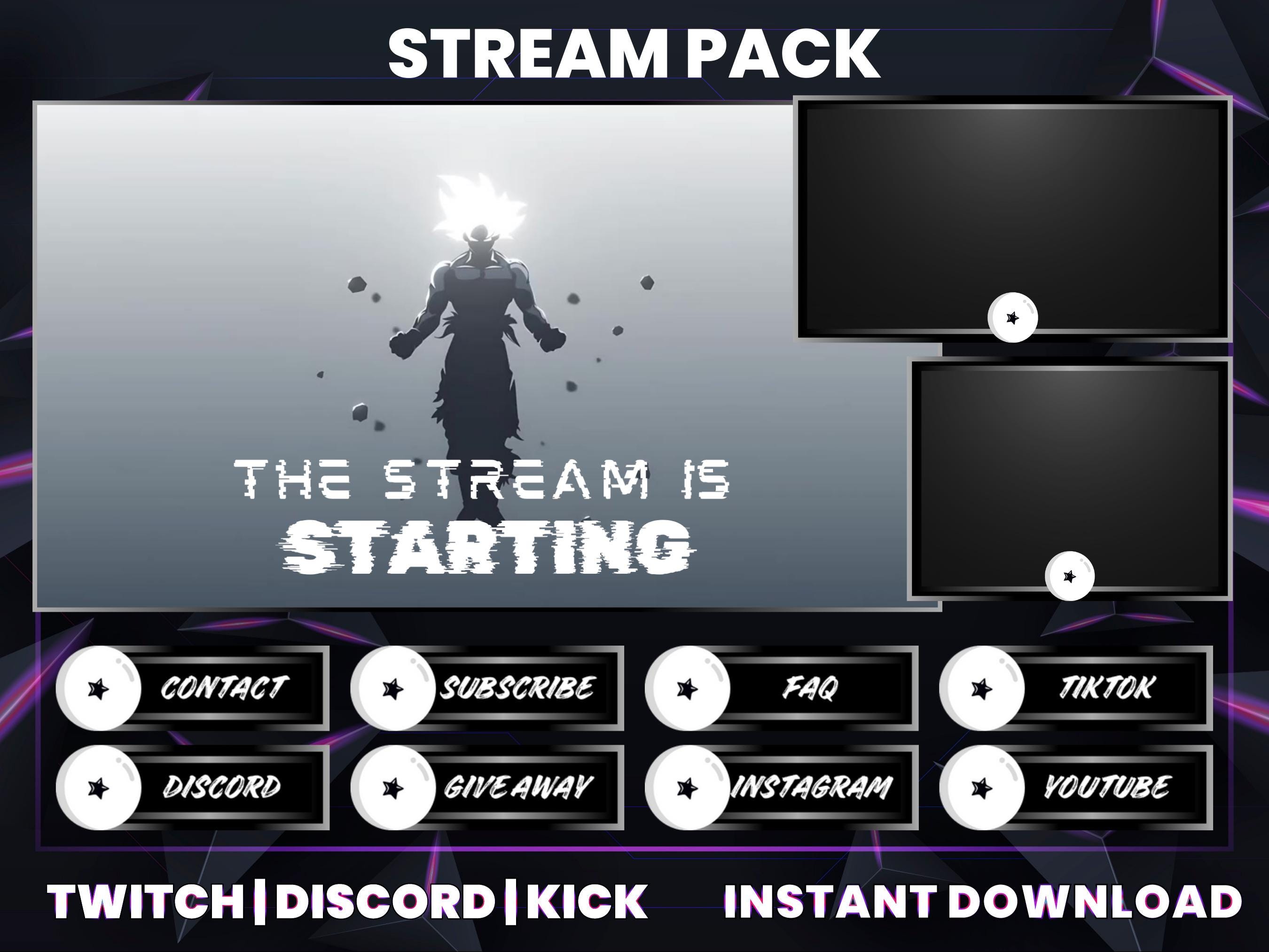 Twitch Stream Pack Twitch Screen Overlay Twitch Panels Twitch Animated ...