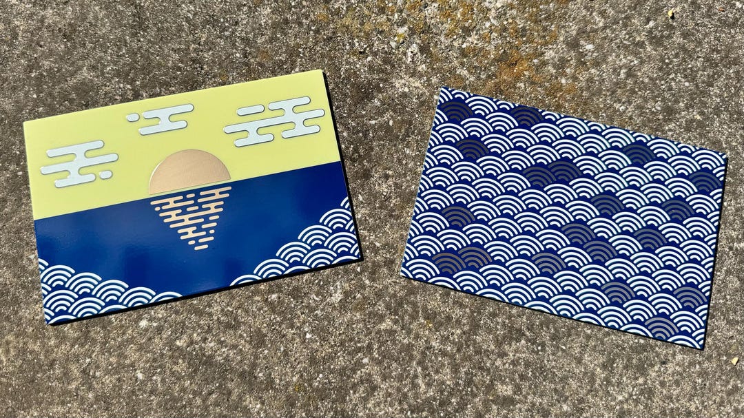 Ocean Sunset PCB Art, Golden Waves Printed Circuit Board - Etsy