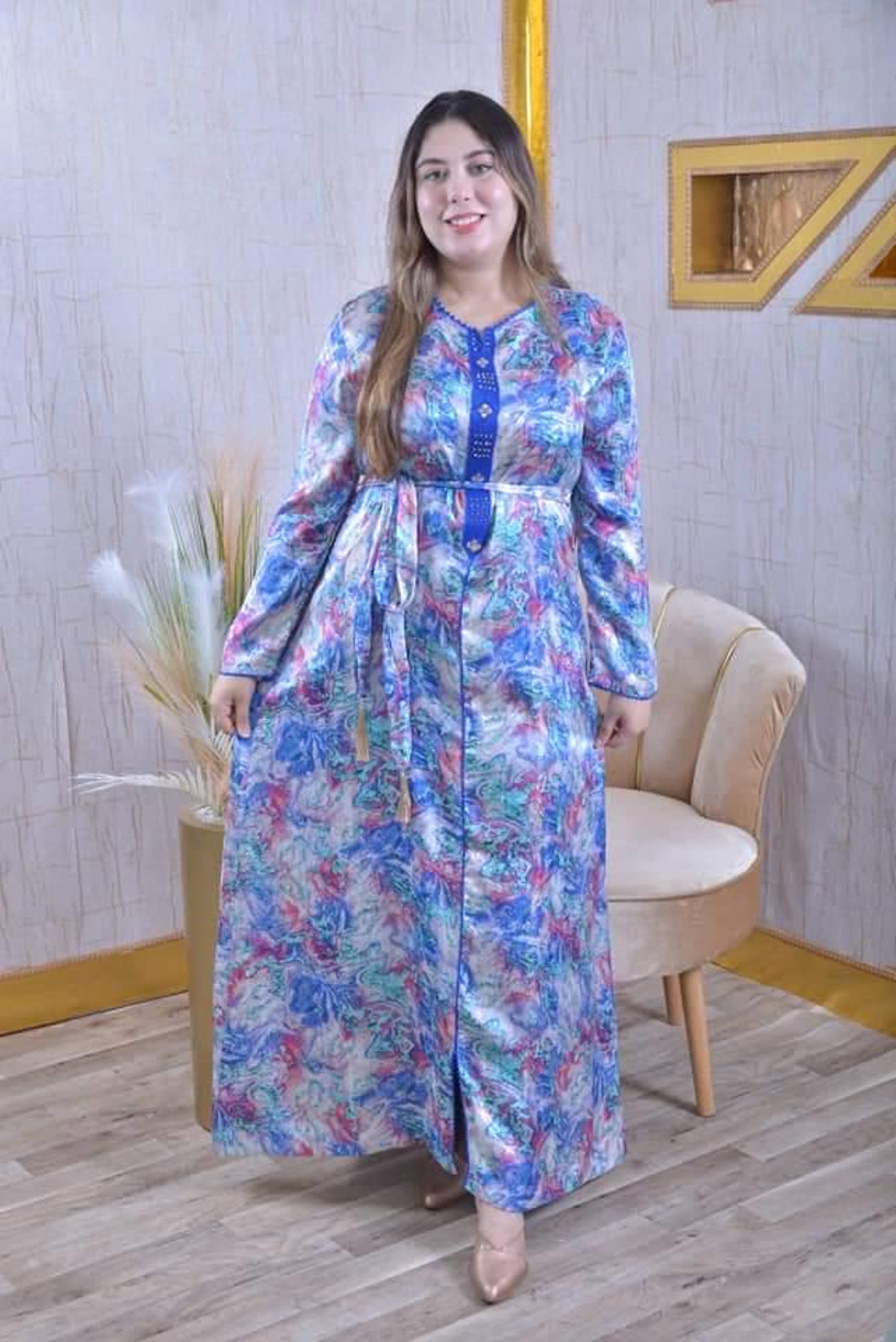 Beautiful Moroccan Caftan, Handmade Moroccan Caftan Djellaba New ...
