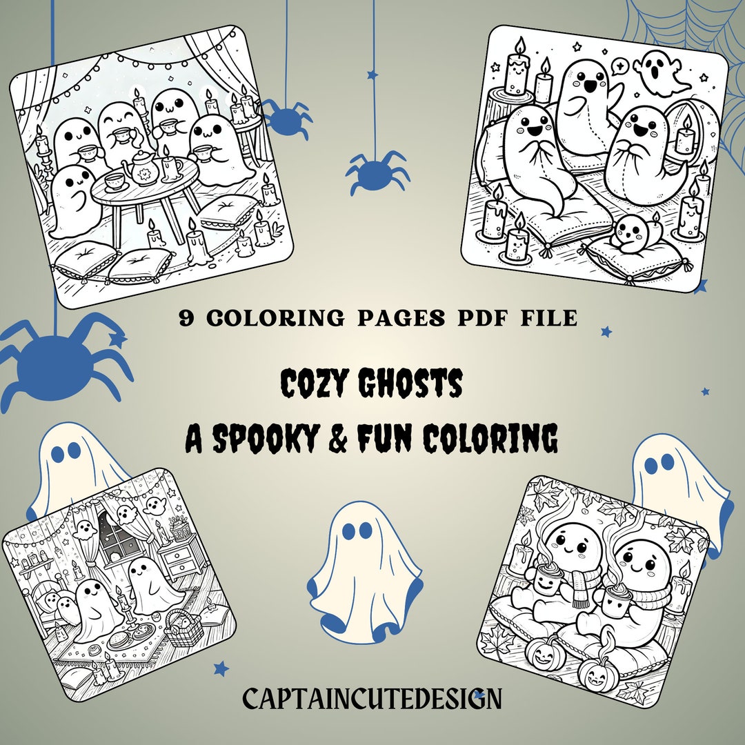9 Simple Coloring Pages for Kids A Spooky & Fun Coloring Halloween ...