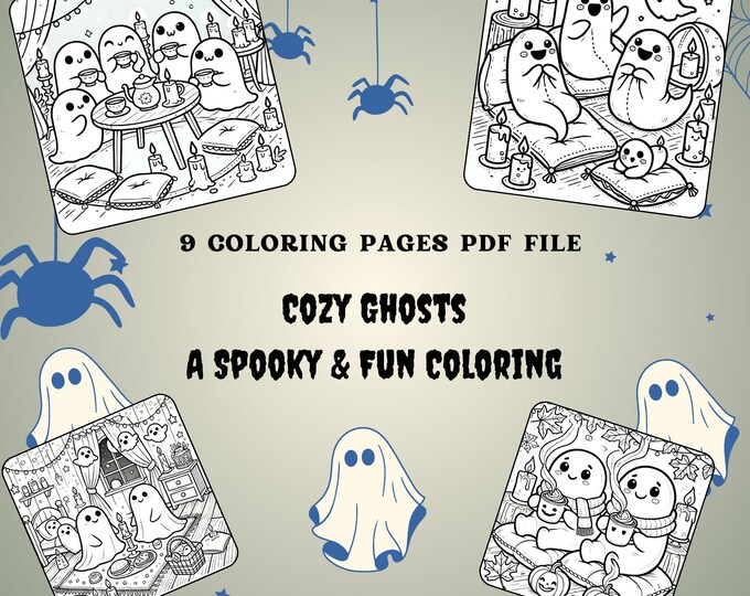 9 Simple Coloring Pages for Kids A Spooky & Fun Coloring Halloween ...