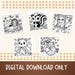 20 Simple Coloring Pages for Kids, Kawaii Forest Animals Coloring ...