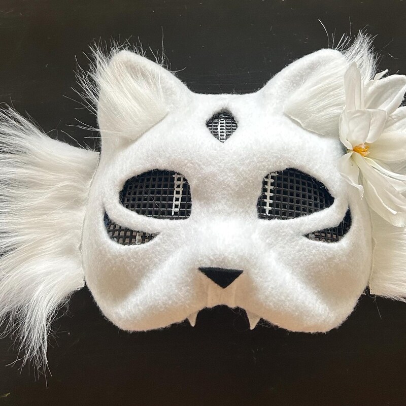 Black Cat Therian Mask - Etsy