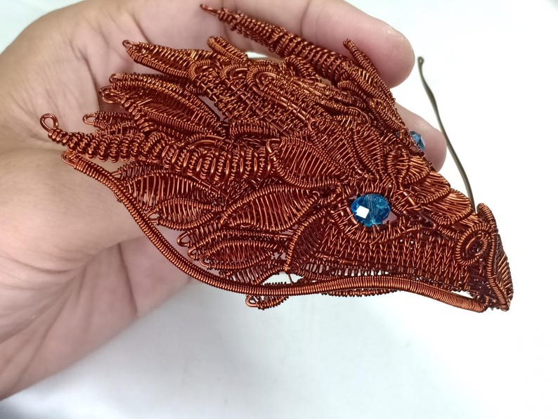 Wire Wrap Tutorial – Azure Dragon Pendant, DIY Jewelry Making PDF Guide ...