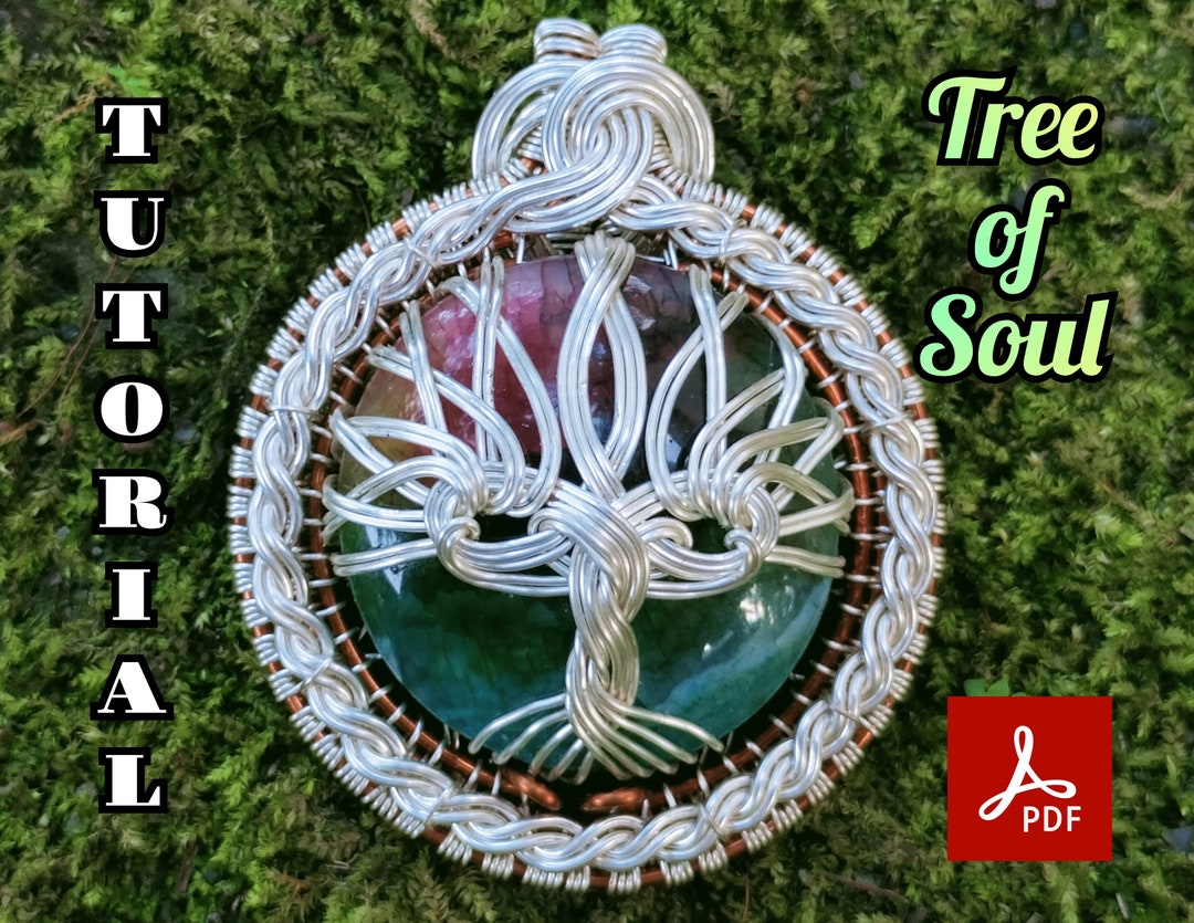 Wire Wrap Tutorial Tree of Soul Pendant – DIY Tree of Life Jewelry ...