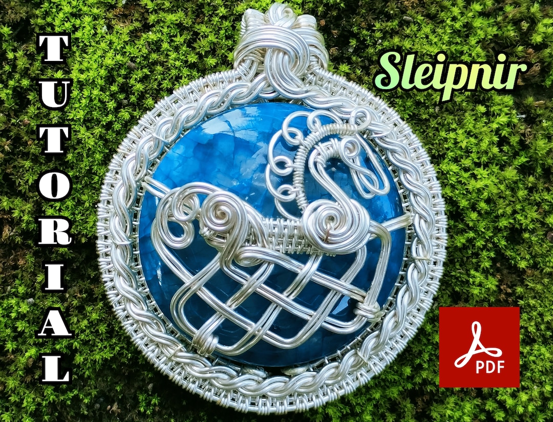 Wire Wrap Tutorial: Sleipnir Pendant (PDF Digital Download) - Etsy