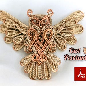 Wire Wrap Tutorial: Owl Pendant 2 - Etsy
