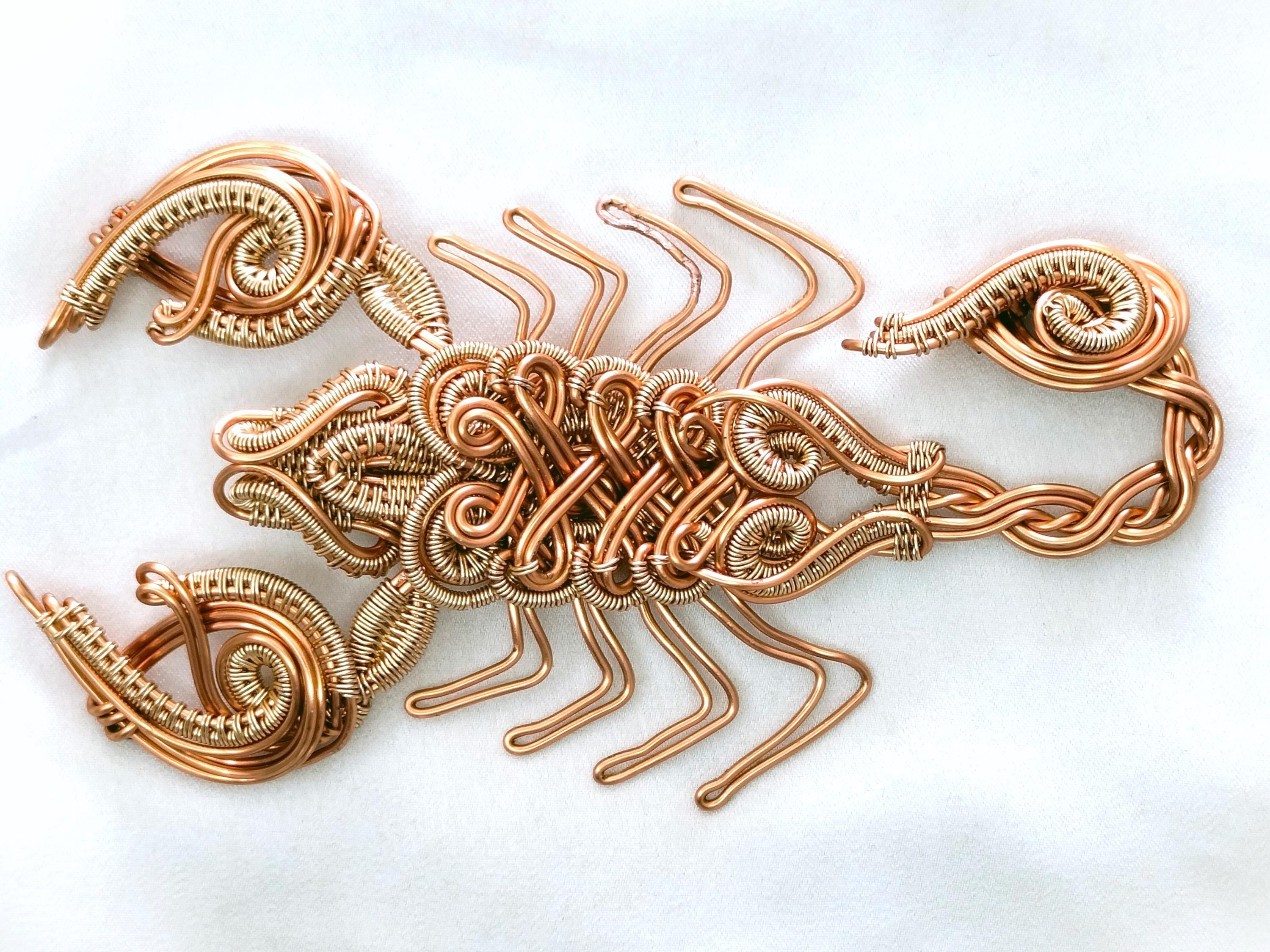 Scorpio Pendant Wire Wrap Tutorial: DIY Zodiac Jewelry (digital ...