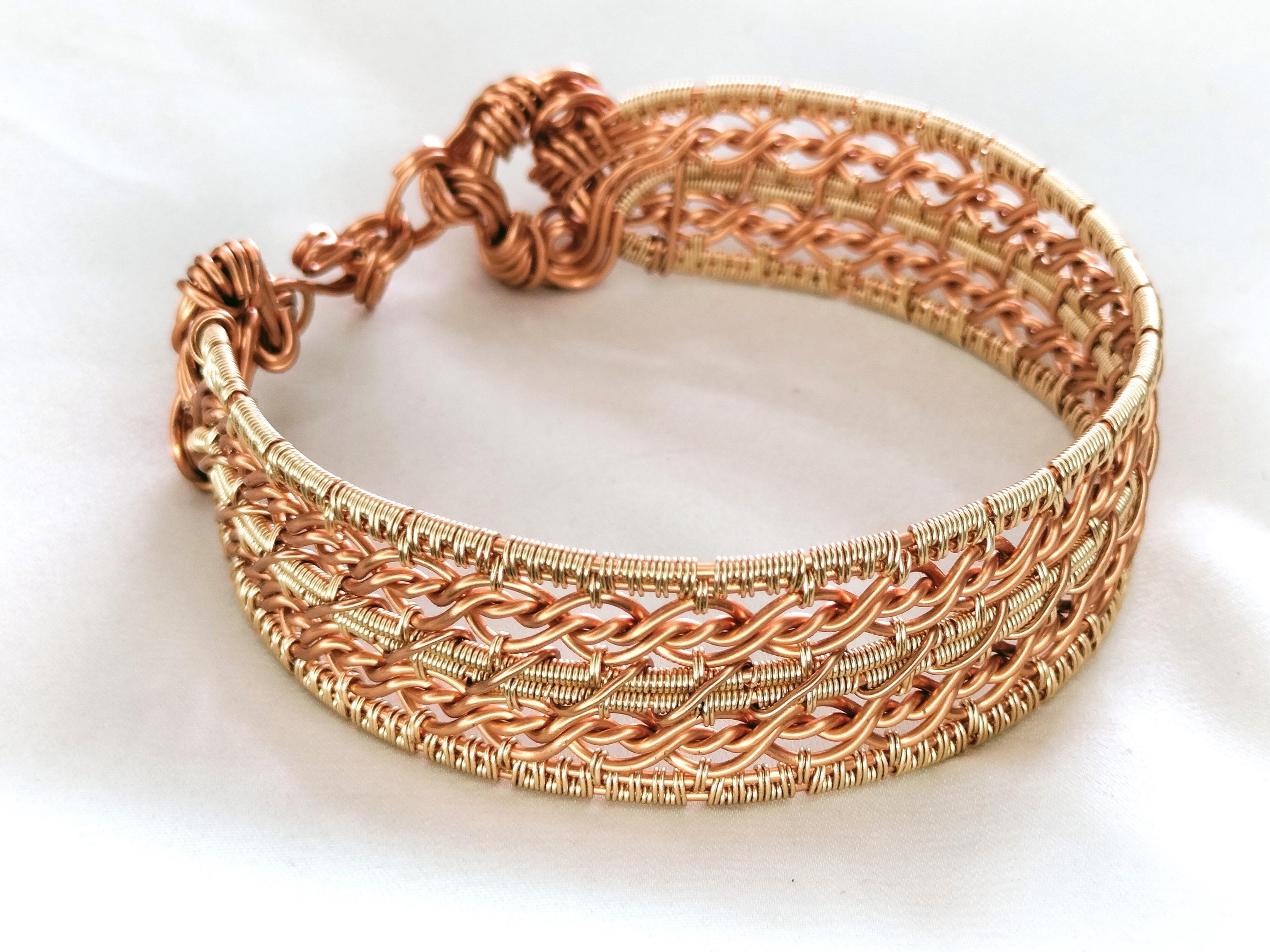 Wire Jewelry Tutorial: Celtic Braid #5 Bracelet DIY Guide (digital ...