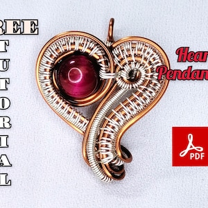 Wire Wrap Jewelry Tutorial: Floral Pendant + 2 FREE (digital Download ...