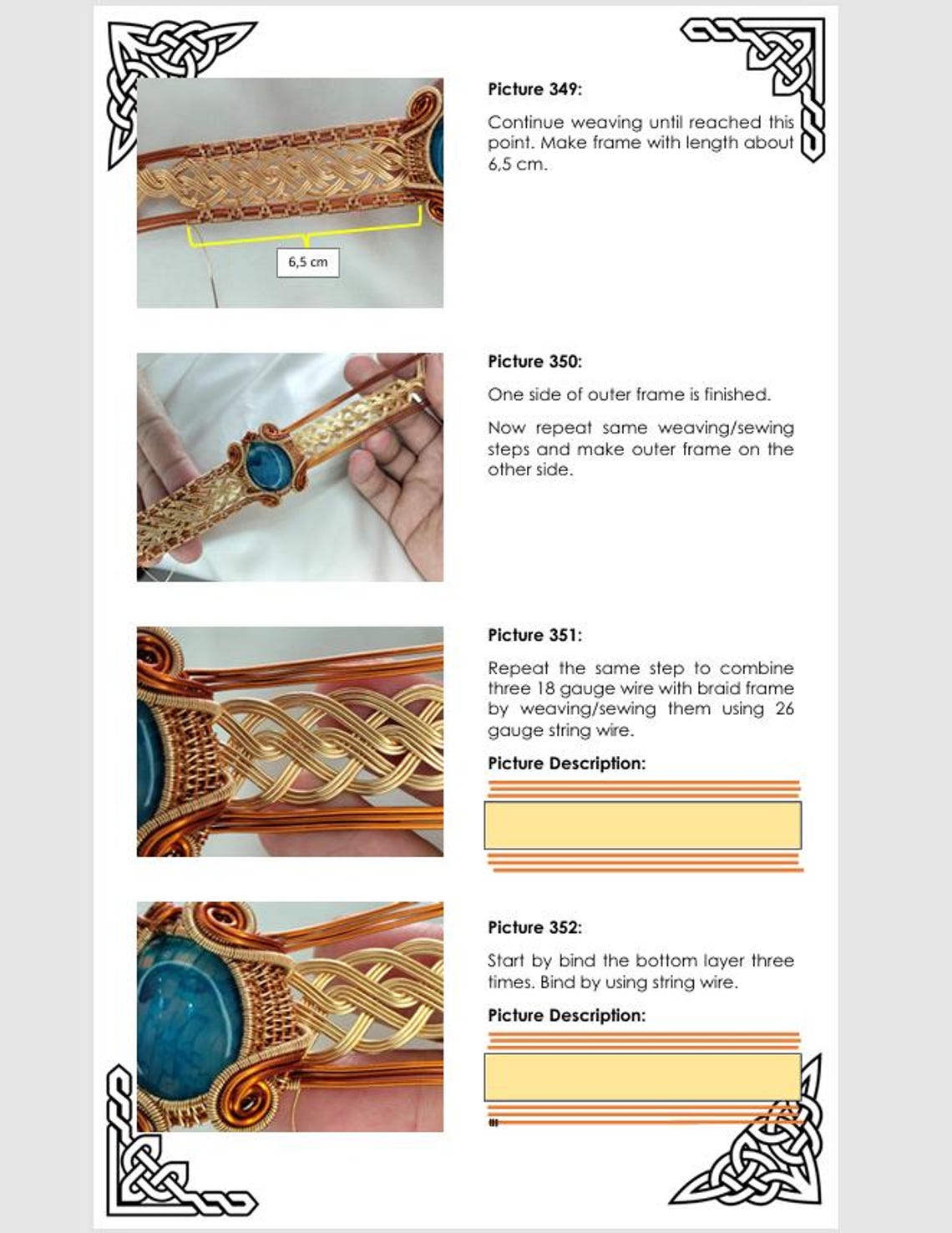 Wire Wrap Bracelet Tutorial: Celtic Braid DIY Jewelry (digital Download ...