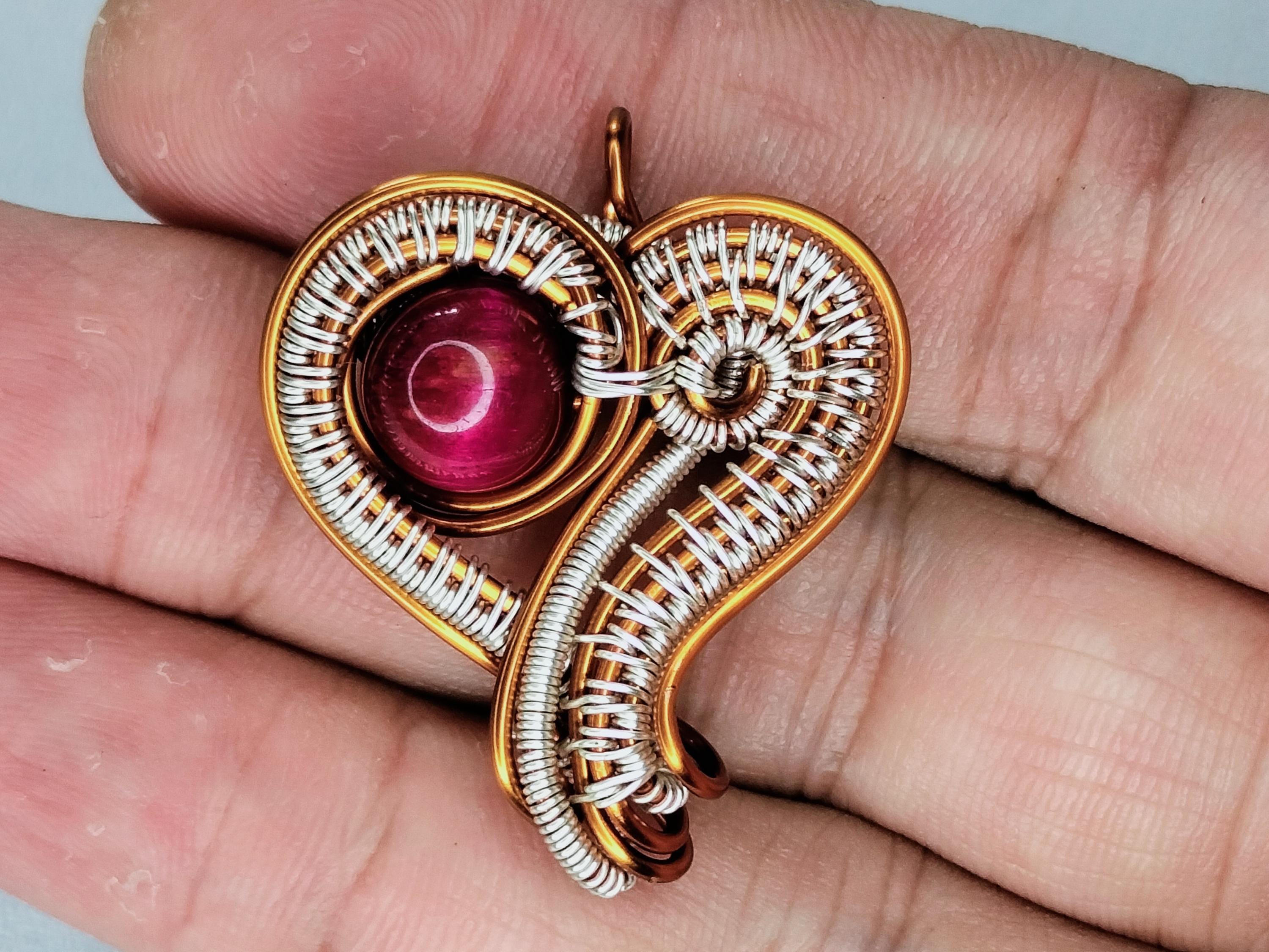 Wire Wrap Jewelry Tutorial: Floral Pendant + 2 FREE (digital Download ...