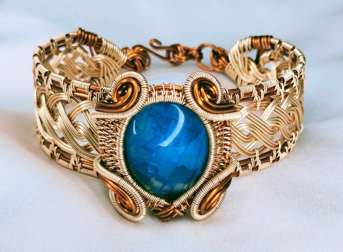 Wire Wrap Bracelet Tutorial Celtic Braid #4 – DIY Jewelry Making PDF ...