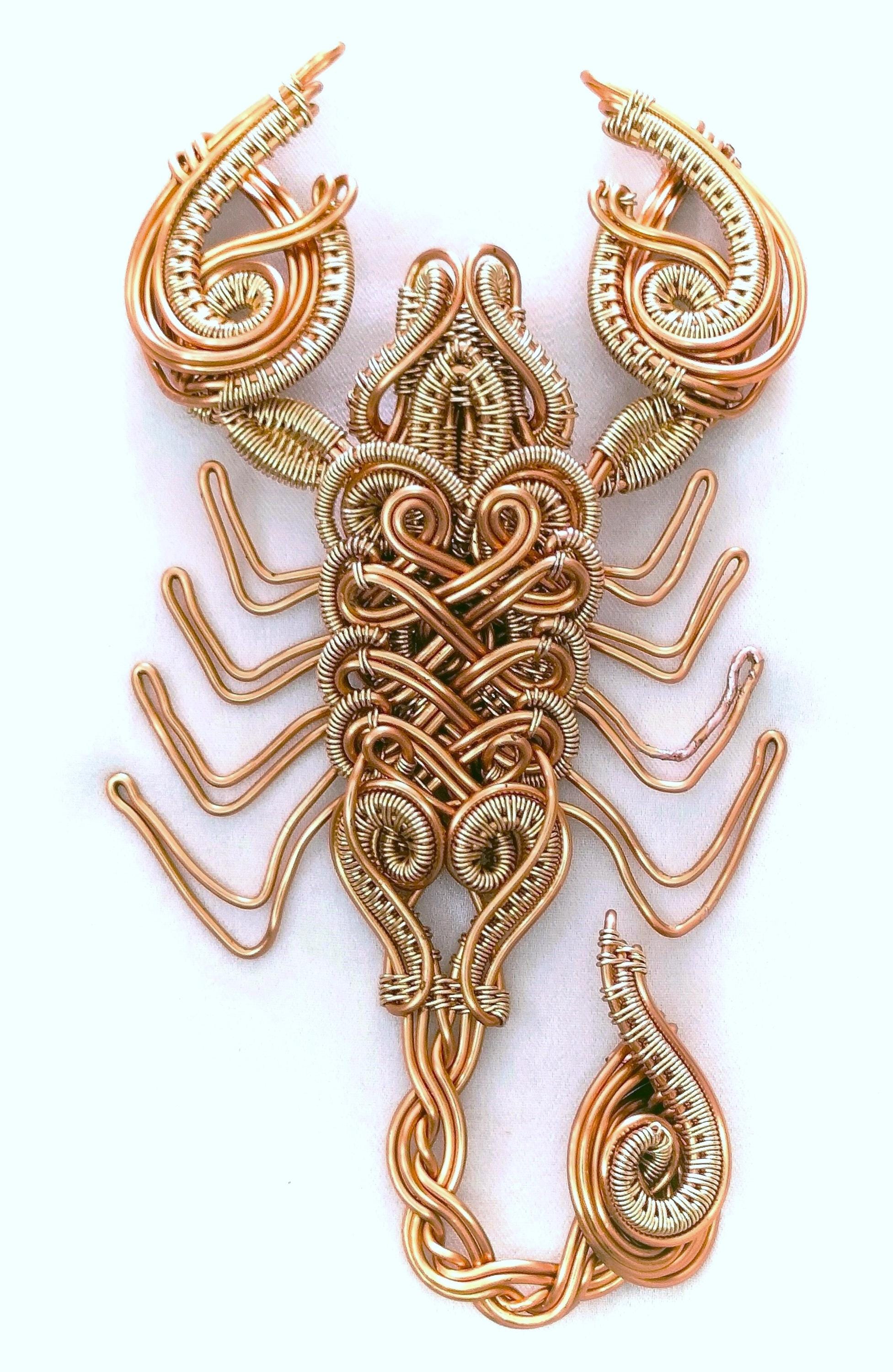 Scorpio Pendant Wire Wrap Tutorial: DIY Zodiac Jewelry (digital ...