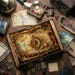 Old Map Junk Journal Pages | Digital Scrapbook Background | Treasure ...