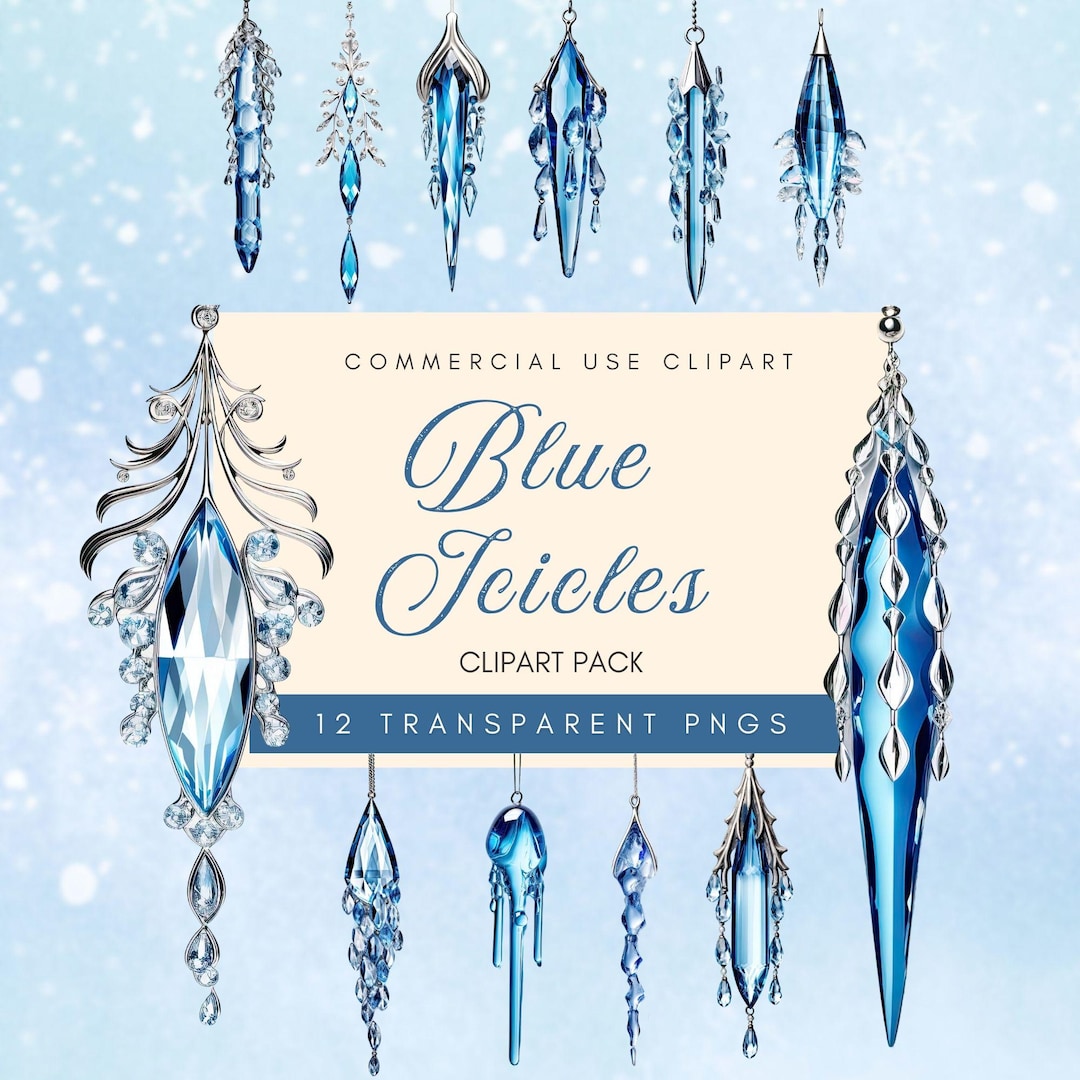 Diamond Icicle Pendant Clipart | Vintage Christmas Ornament | Antique ...