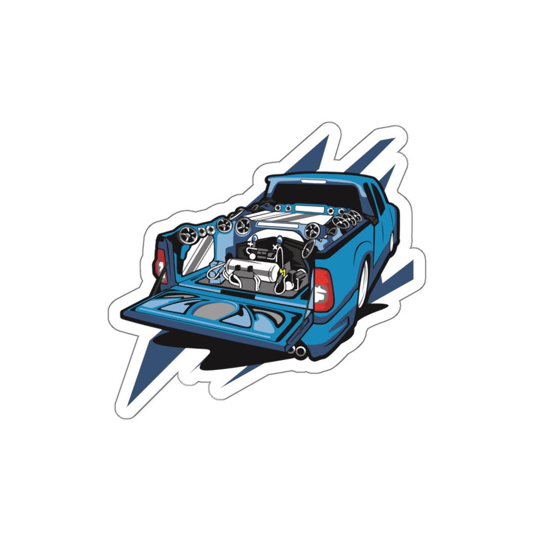 Blue Truck Sticker, Custom Decal, Window Decal, Durable Vinyl, Car ...