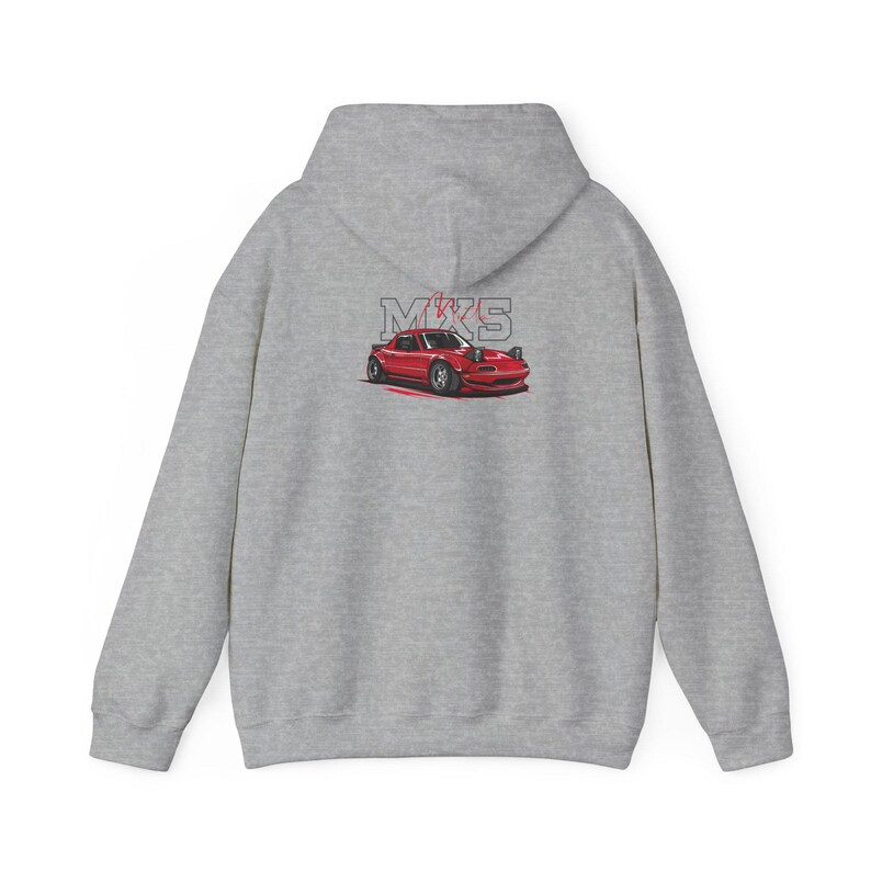 Miata MX-5 Hoodie, Mazda Hoodie, Red Miata MX-5, Car Enthusiast, Racing ...