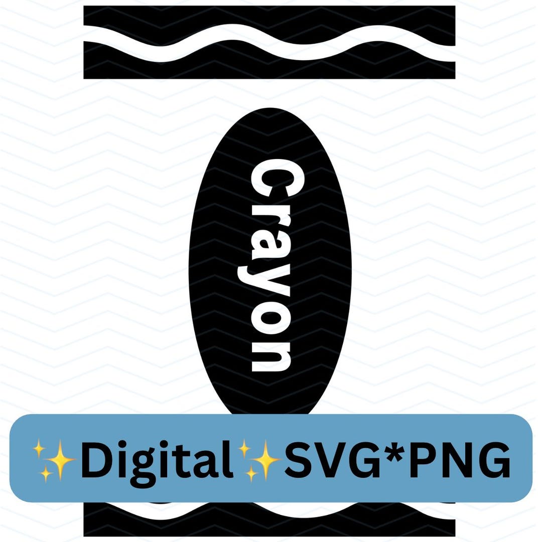 Crayon SVG PNG File Digital Download - Etsy