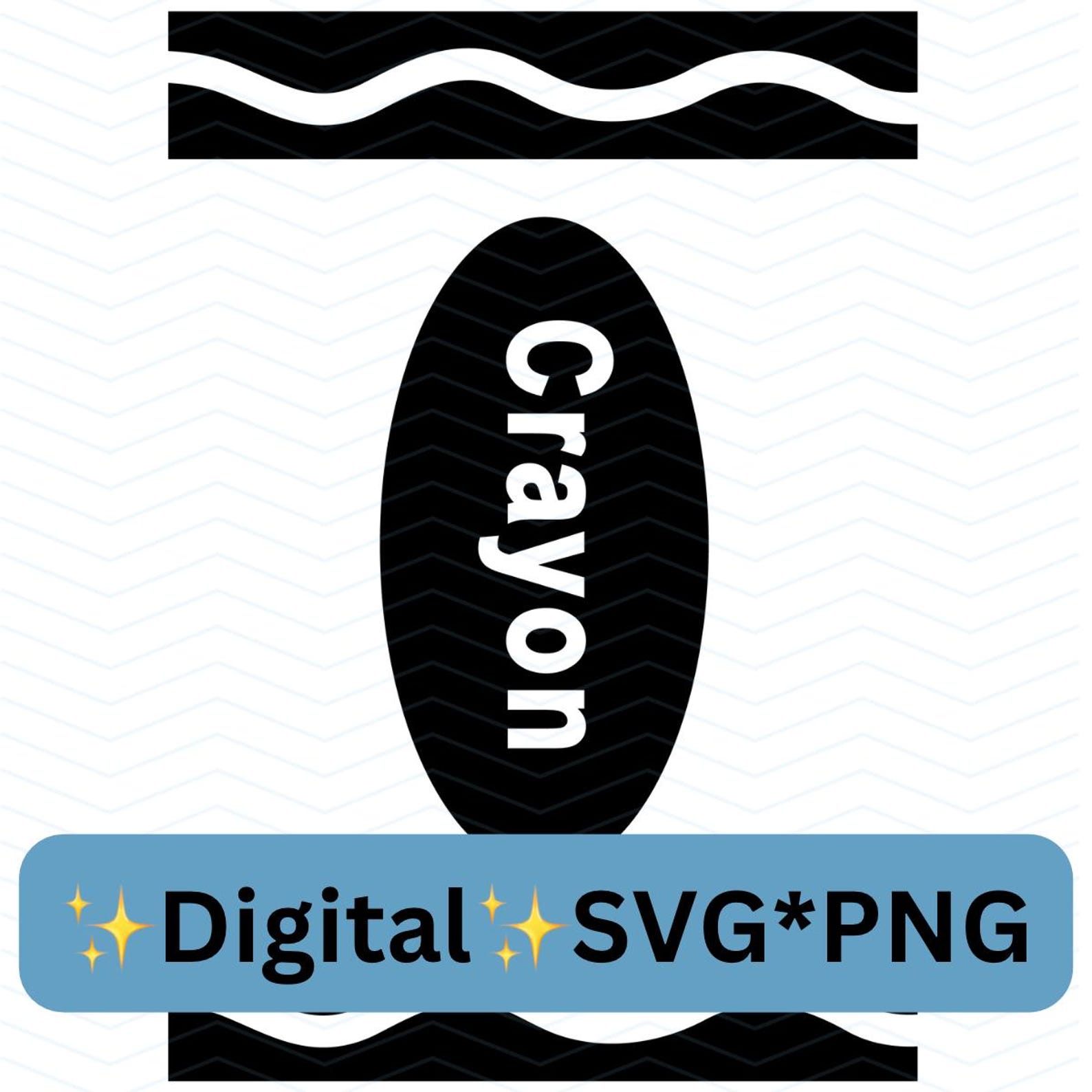 Crayon SVG PNG File Digital Download - Etsy