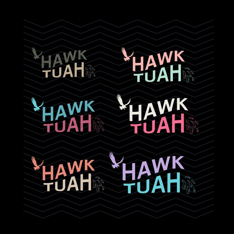Hawk tuah svg, archivos svg, archivos svg para cricut, sublimación ...