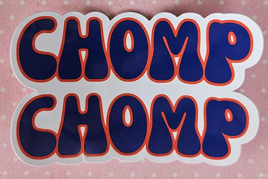 UF Chomp Chomp Decal Gator Decal University of Florida Car Decal UF ...