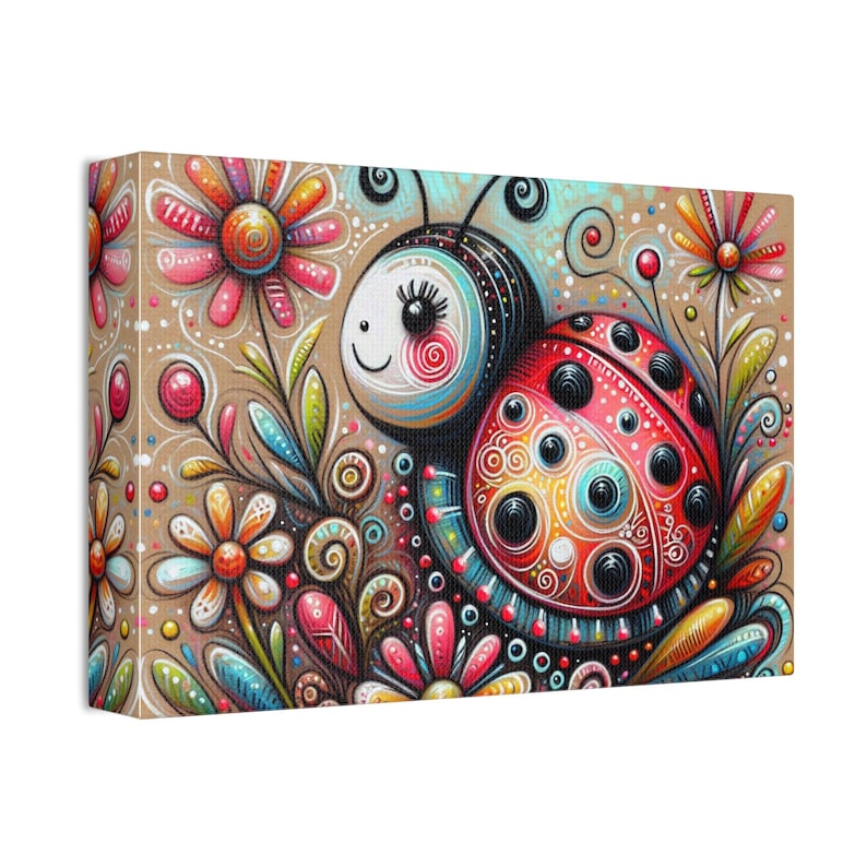 Lovely Lady Bug Wall Art - Etsy
