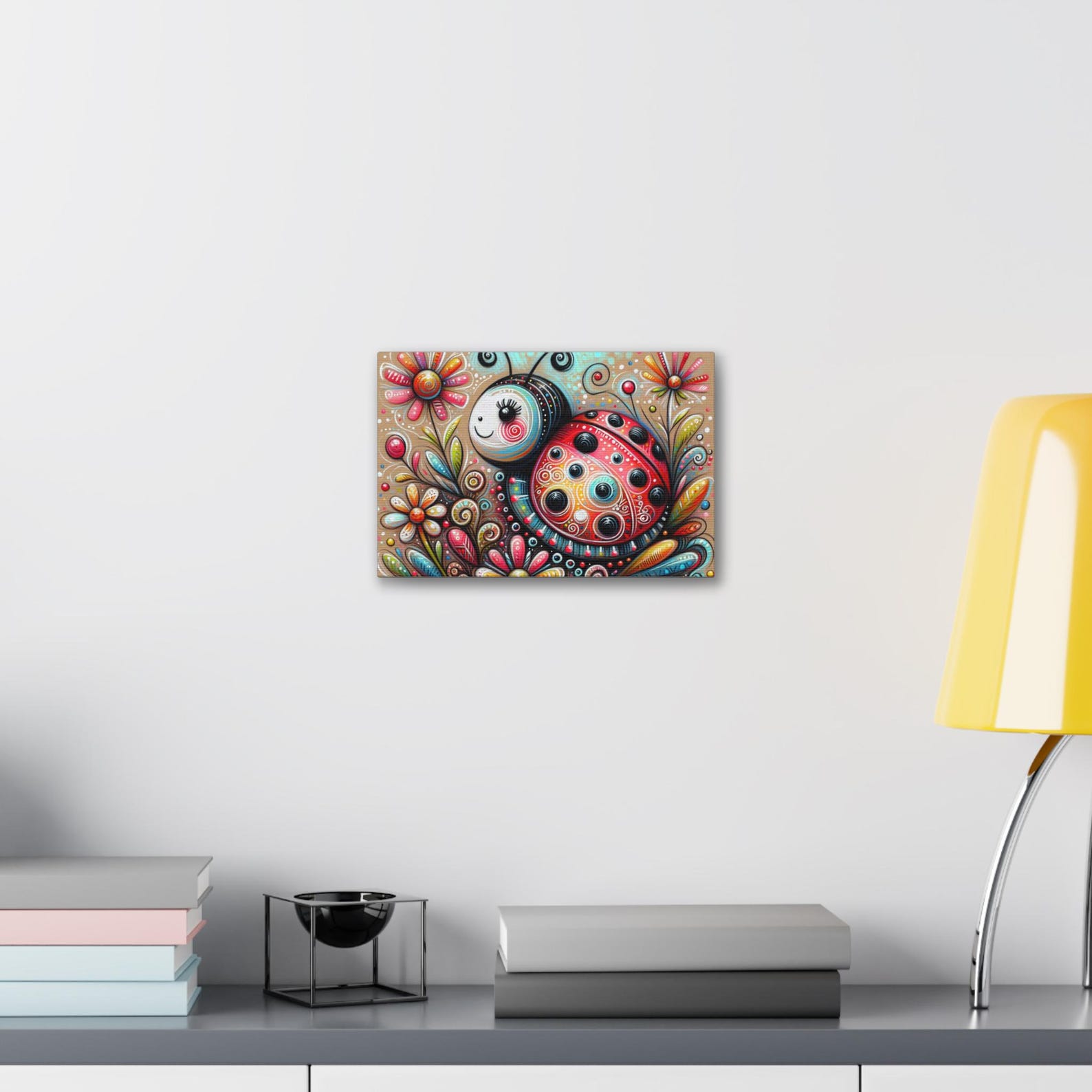 Lovely Lady Bug Wall Art - Etsy