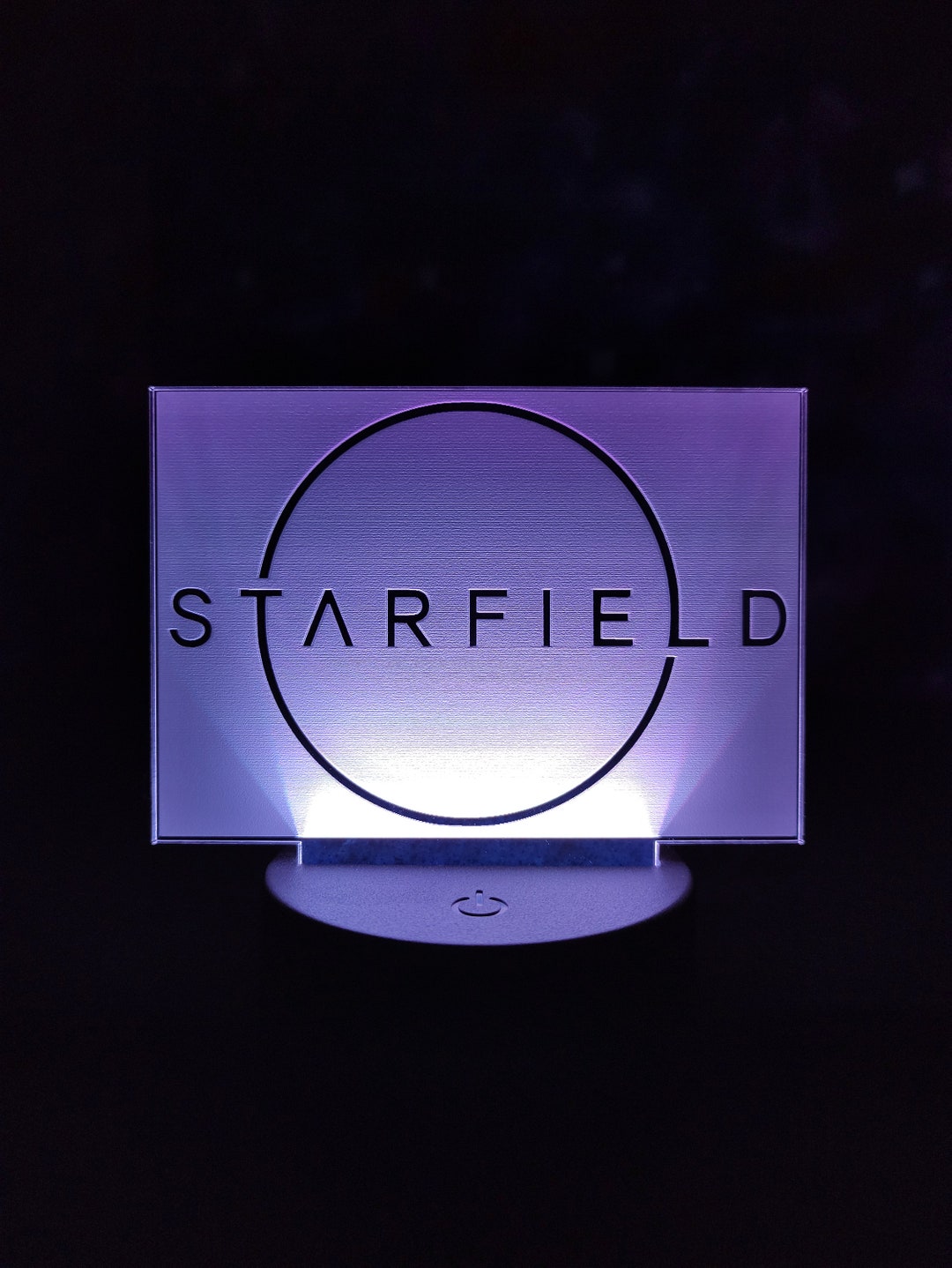 Starfield Logo Desk LED Light | Game Inspired | Gift for Fans ...