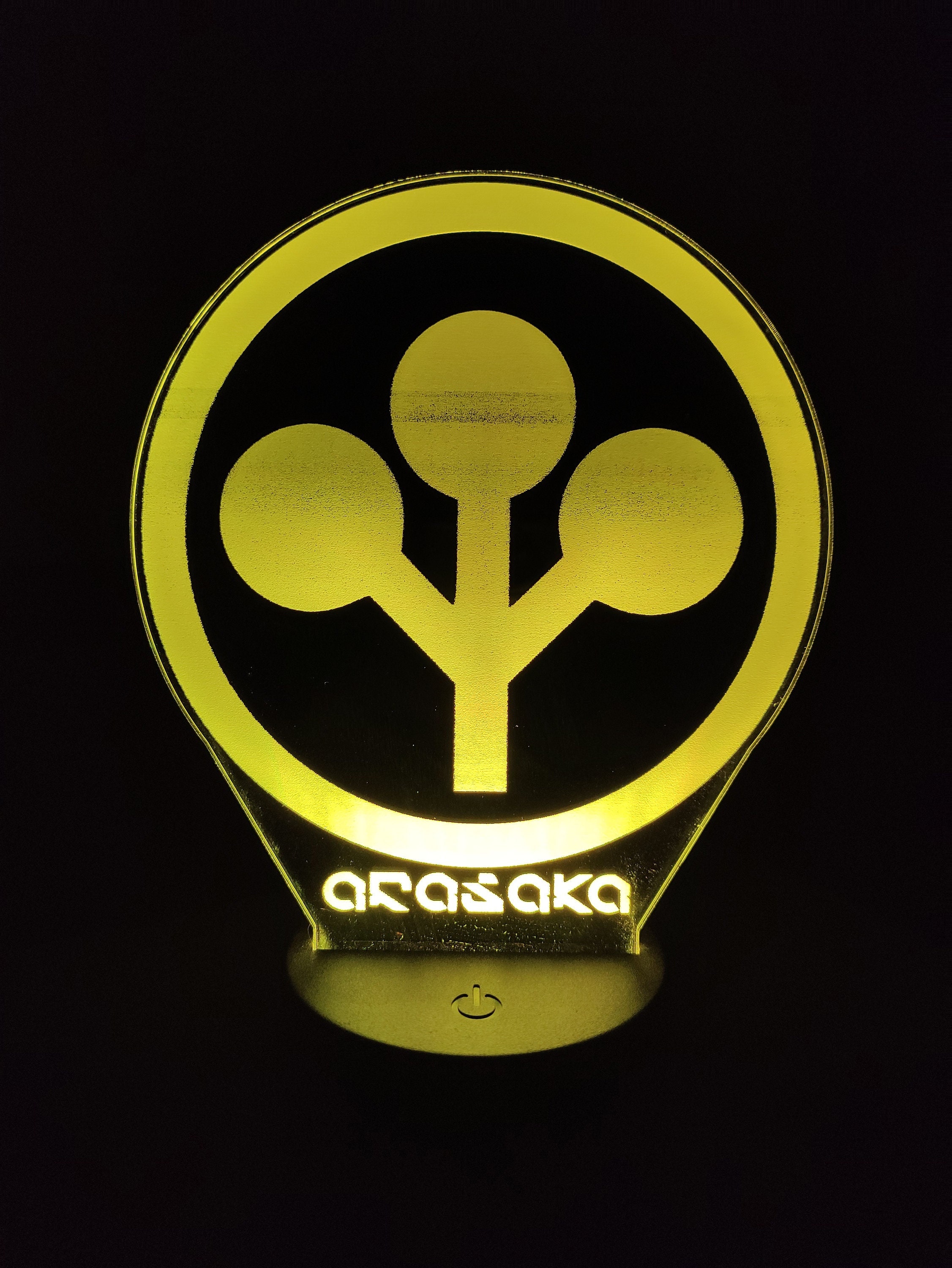 Cyberpunk 2077 Arasaka Logo Desk Bedside LED Light | Gift for Fans ...
