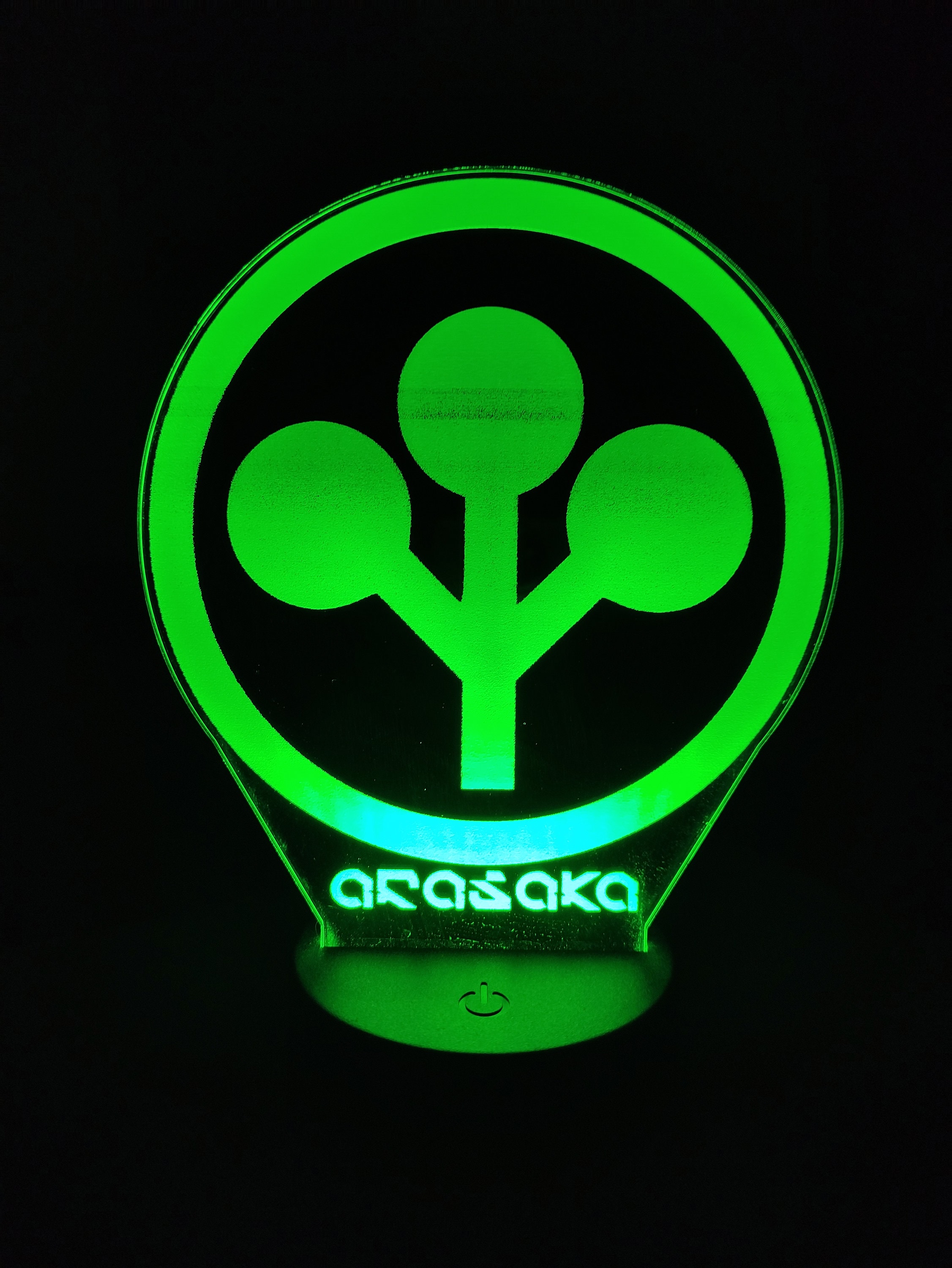 Cyberpunk 2077 Arasaka Logo Desk Bedside LED Light | Gift for Fans ...