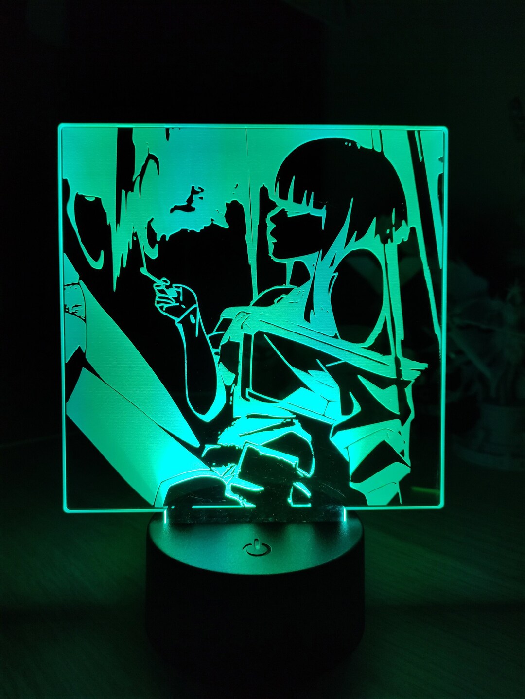 Cyberpunk 2077 Edgerunners Smoking Lucy Desk Bedside LED Light | Gift ...
