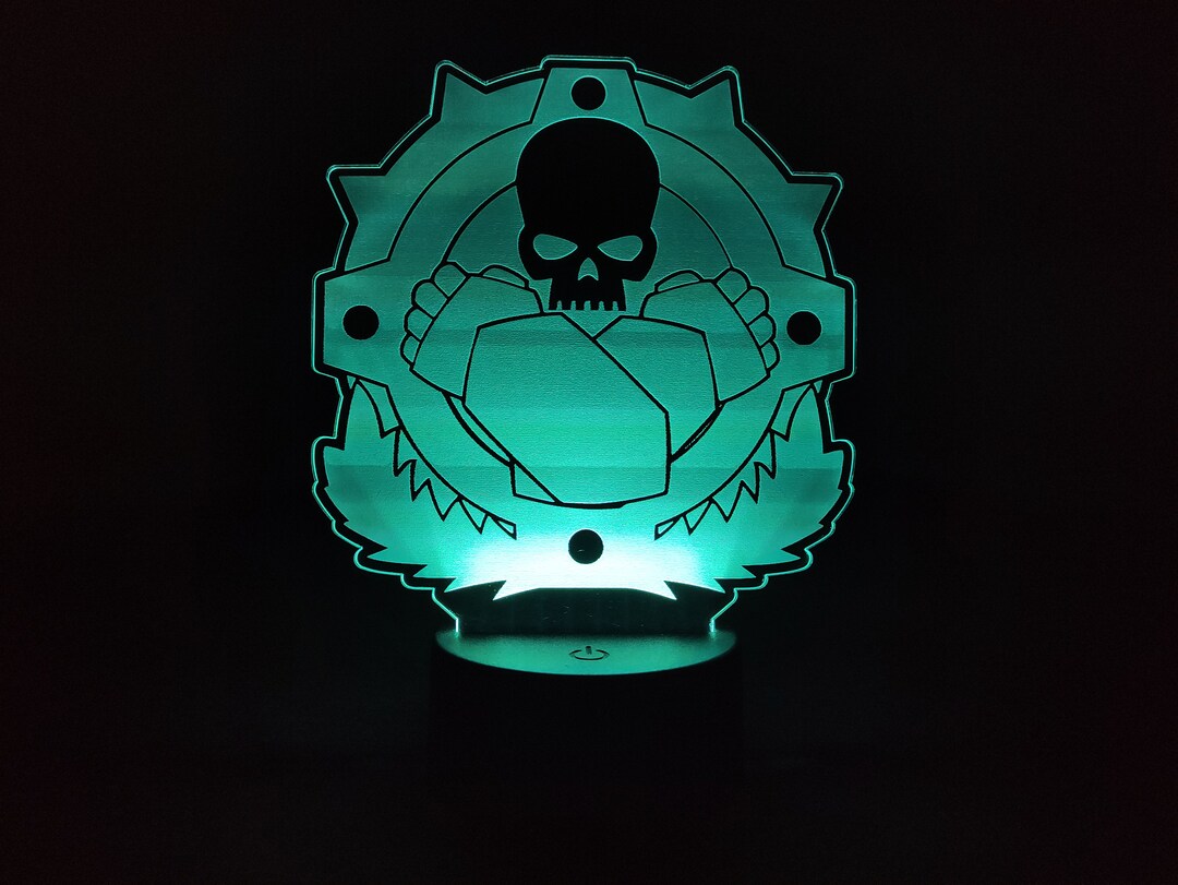 Centurion Honour Symbol Desk LED Light Warhammer 40K / Space Marine ...