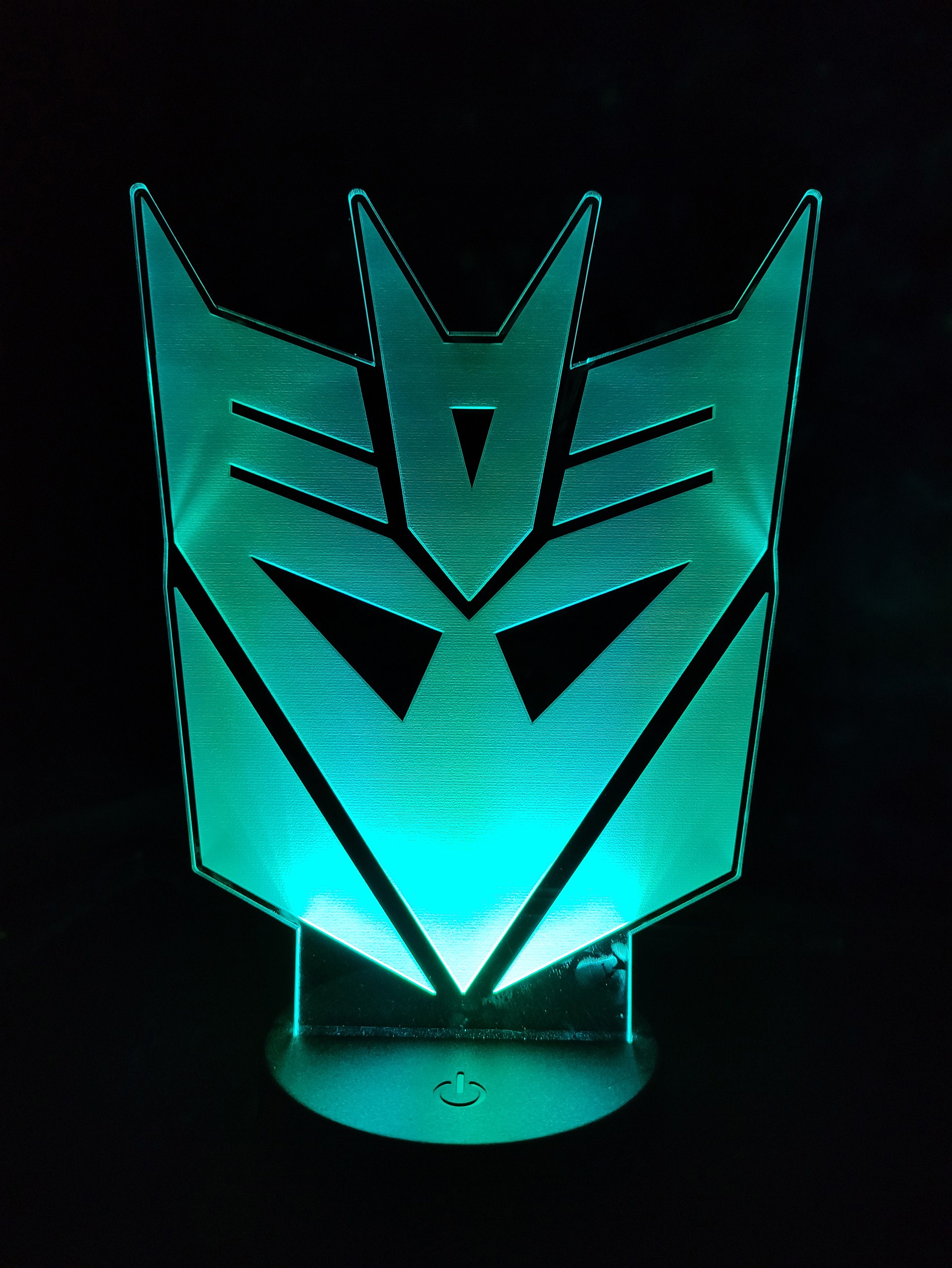 Decepticons Symbol Desk LED Light | Mass Effect Inspired | Gift for ...